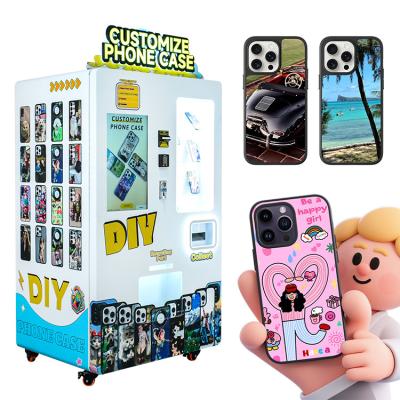 China 300kg White Steel Phone Case Printing Vending Machine With 1.5Pi Droplet for sale