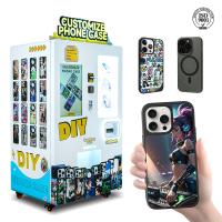 China Credit Card Payment Phone Case Printing Vending Machine with 1.5Pi Minimum Ink Droplet and High Resolution Printing for sale