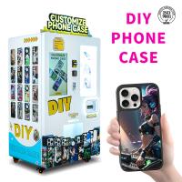 China Credit Card Payment Method Phone Case Printing Vending Machine L113*W87*H220cm with Spanish Language Options for sale