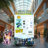 China Customization Services Printing Resolution Phone Case Printing Vending Machine For Malls 300kg Capacity for sale