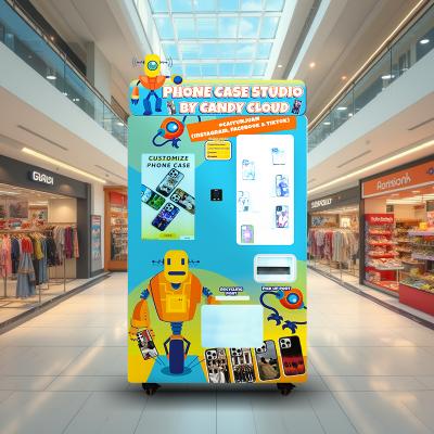 China Steel Phone Case Printing Vending Machine With Cash Payment Method 220V/50Hz Power Supply for sale