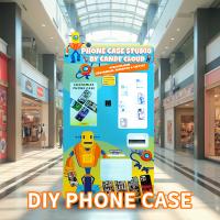 China Traffic Areas On-Demand Phone Case Maker Vending Machine with 220V/50Hz Power Supply for sale