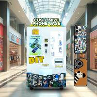 China Traffic Areas Phone Case Printing Vending Machine With 220V/50Hz Power Supply for sale