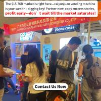 China Traffic Areas Phone Case Printing Vending Machine With 220V/50Hz Power Supply for sale