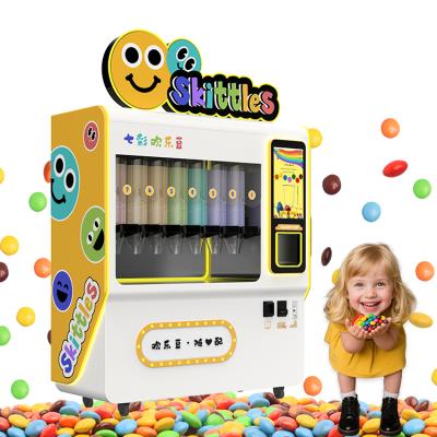 China Electric Candy Dispenser Vending Machine Removable Top for Easy Refilling Durable Steel Metal Acrylic Materials for sale