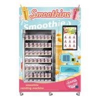 China Bill Payment Method English Language Options Touch Screen Display Smoothie Vending Machine with Stainless Steel Construction for sale