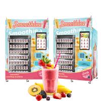 China Cooling System Compressor Smoothie Vending Machine with Stainless Steel Material and Convenient Credit Card Payment for sale