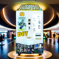 China CYJ-D04 Phone Case Printing Vending Machine 20 Cases/Hour 450W for sale