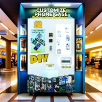 China CYJ-D04 Automatic Phone Case Printing Vending Machine with Android OS for sale