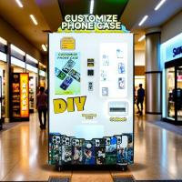 China CE Certified 220V Phone Case Printing Vending Machine with Remote Monitoring for sale