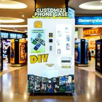 China 450W Phone Case Printing Vending Machine with 20 Cases Per Hour for sale