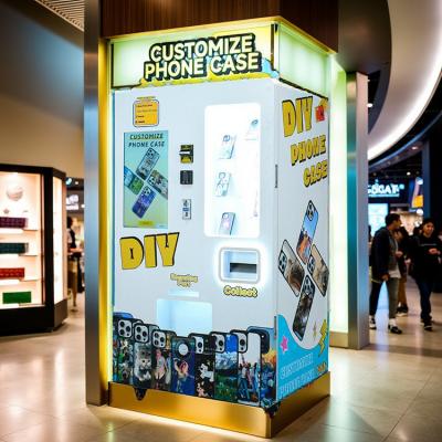 China Personalized Phone Case Vending Machine Automatic Printing Kiosk For High Foot Traffic for sale
