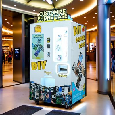 China Compact 1500mm x 800mm x 600mm Phone Case Printing Vending Machine with JPEG/PNG/BMP Support and 27-Inch/32-Inch Wave Crystal Display for sale