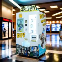 China High-Resolution Phone Case Printing Vending Machine with 27-Inch Wave Crystal Display and 20 Cases per Hour Output for sale
