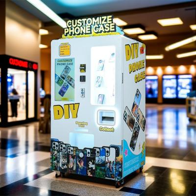 China High-Resolution Phone Case Printing Vending Machine with 27-Inch Wave Crystal Display and 20 Cases per Hour Output for sale