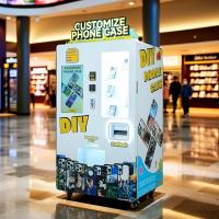 China Compact 1500mm x 800mm x 600mm Phone Case Printing Vending Machine with 27-Inch/32-Inch Wave Crystal Display and Up to 20 Cases per Hour for sale