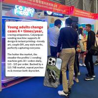 China Compact 1500mm x 800mm x 600mm Phone Case Printing Vending Machine with 4G/Wi-Fi Network and 720dpi/1440dpi/2880dpi Printing Resolutions for sale