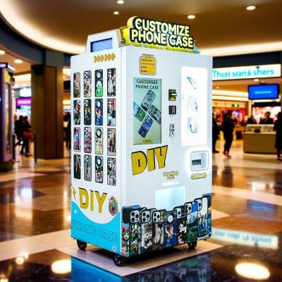 China Compact 350kg Phone Case Printing Vending Machine with 4G/Wi-Fi Network and 220V Power Supply for sale