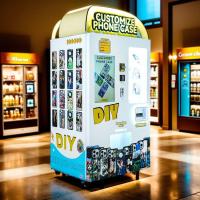 China Compact 720dpi/1440dpi/2880dpi Printing Resolutions Phone Case Printing Vending Machine with 220V Power Supply and 350kg Weight for sale