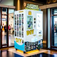 China Compact Android Phone Case Printing Vending Machine with Multiple Payment Methods, Wide Brand Compatibility and 4G/Wi-Fi Network Connection for sale