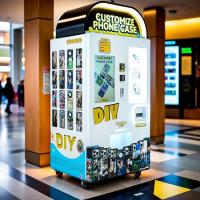 China Compact Phone Case Printing Vending Machine with Multiple Payment Methods, Wide Brand Compatibility, and 4G/Wi-Fi Network Connection for sale