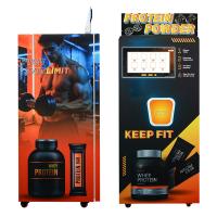 China Protein Powder Vending Machine with Smart Payment Integration Remote Management System and High Capacity Storage for Fitness Nutrition for sale