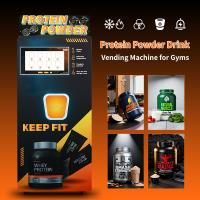 China Protein Powder Vending Machine with Automatic Cup Dispensing, Background Warning System, and Energy Efficient Design for Fitness Nutrition for sale