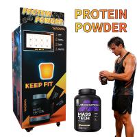 China Protein Powder Vending Machine with Automatic Cup Dispensing Background Warning System and Energy Efficient Design for Fitness Nutrition for sale