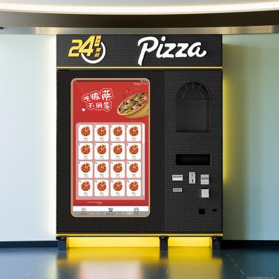 China Caiyunjuan's 32-inch Touch Screen Automated Pizza Machine with 3-5 Minute Cooking Time and Multiple Payment Methods for sale