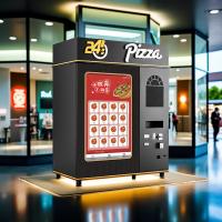 China Pizza Vending Machine suitable for universities hospitals airports and office buildings offering convenient pizza access for sale