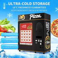 China Pizza Vending Machine suitable for universities hospitals airports and office buildings offering convenient pizza access for sale