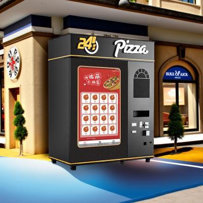 China Automatic Frozen Pizza Vending Machine 24 Hour Service Commercial for sale