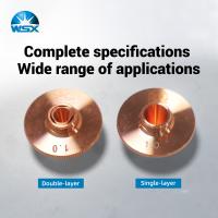 China Revolutionary 28mm Laser Cutter Nozzle Featuring Dual-Layered Technology for sale