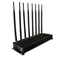 China 8CH Desktop Jammer Adjustable Frequency 2G 3G 4G 5G Mobile Phone Signal Detector for sale