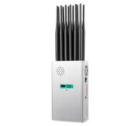 China 12 Antennas Multifunctional Mobile Phone Signal Jammer Blocking 2G 3G 4G 5G GPS L1 WIFI Lojack Signals for sale