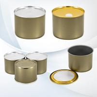 China Food Grade Tinplate Cans 53mm-73mm Diameter 65-185mL Capacity for Snacks and Pet Food Packaging for sale