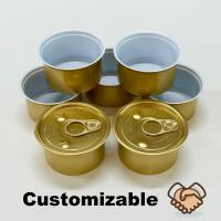 China Customizable Straight Aluminum Can 63.5mm x 36mm with 80ml Capacity for Food-Grade Packaging for sale