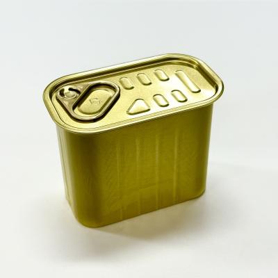 China 340g Food Grade Square Aluminum Can 105.25mm×60.35mm×82.70mm - Airtight Moisture Proof Packaging for sale