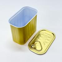 China 340g Food Grade Square Aluminum Can 105.25mm×60.35mm×82.70mm - Airtight Moisture Proof Packaging for sale