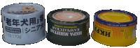China 72.9mm Round Tin Containers 100ml-170ml Capacity for Pet Food and Snack Packaging for sale