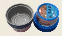 China 73mm × 33mm 100ml Stackable Two-Piece Tin Cans with Custom Printing and FDA Certification for sale