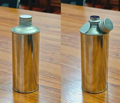 China 500ml Torch Can 65mm×65×152mm with 21mm Screw Top - Metal Industrial Packaging Container for sale
