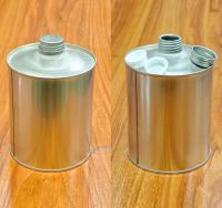 China 1000ml Capacity Industrial Tin Container 85mm×190mm with 19mm Opening for Raw Material Storage for sale