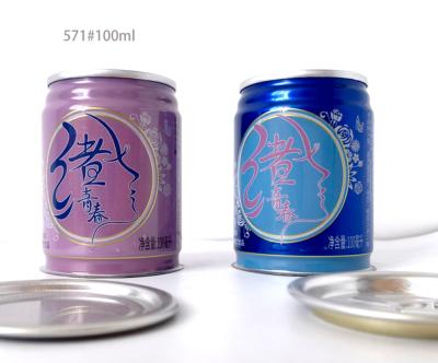 China 100ml Three-Piece Beverage Can 52×70mm Food-Grade Packaging with SGS Certification for Health Supplements and Premium Drinks for sale