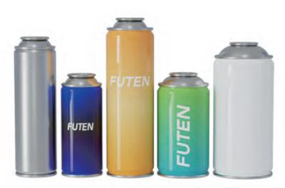 China Custom Necked-In Aerosol Cans 45mm-65mm Diameter for Automotive Cleaners with SGS Certification for sale