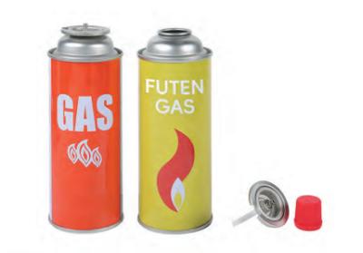 China Straight Body Tinplate Aerosol Can 65mm x 158mm for Portable Stoves and Torches with Custom Branding for sale
