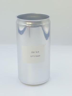 China 250ml Food Grade Aluminum Beverage Can with UV Resistance - 57mm Diameter × 115mm Height, SGS Certified for sale