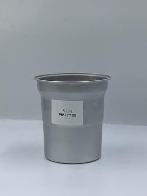 China Customizable 16 OZ Aluminum Cup 98x100mm Food-Grade Tinplate Beverage Cup SGS Certified for sale