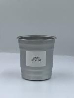 China Customizable 9 OZ Aluminum Cup - 80mm Diameter × 80mm Height, 280ml Capacity with Food-Grade Tinplate Construction for sale