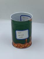 China Customizable Three-Piece Food Tin Can 73mm Diameter 400ml Capacity Caliber 300 or 214 for sale